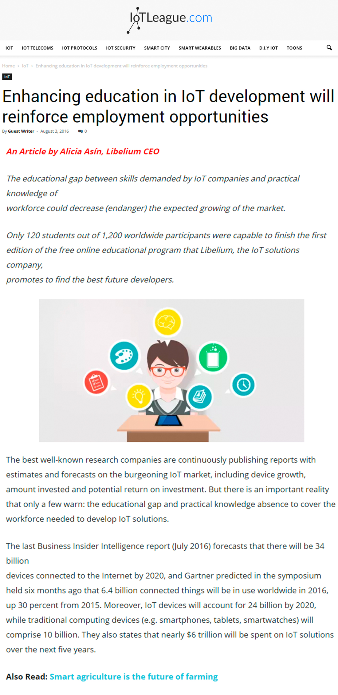 IoTLeague.com – Enhancing education in IoT development will reinforce ... IoTLeague.com – Enhancing education in IoT development will reinforce ...